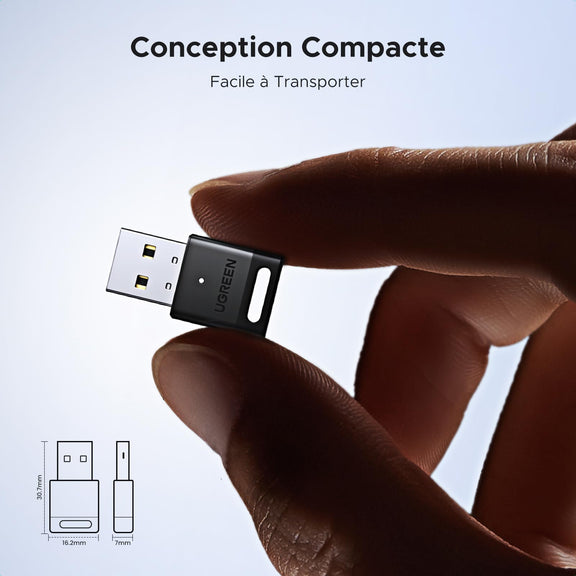 UGREEN Dongle Bluetooth 5.4 Clé Bluetooth USB pour PC Adaptateur USB ...